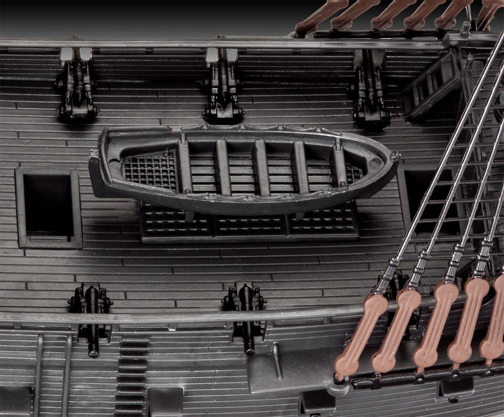 Revell 05499 Black Pearl easy-click-system (1:150 Scale) – Rails
