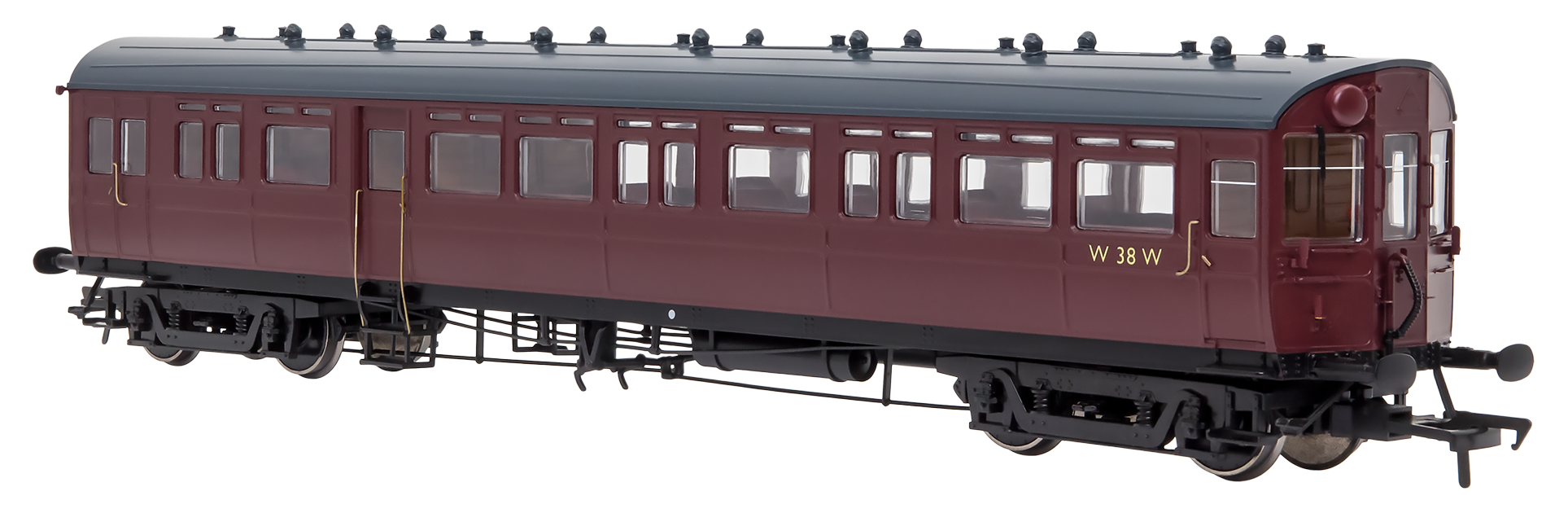 Dapol 4P-004-007 Autocoach BR W38 Maroon – Rails