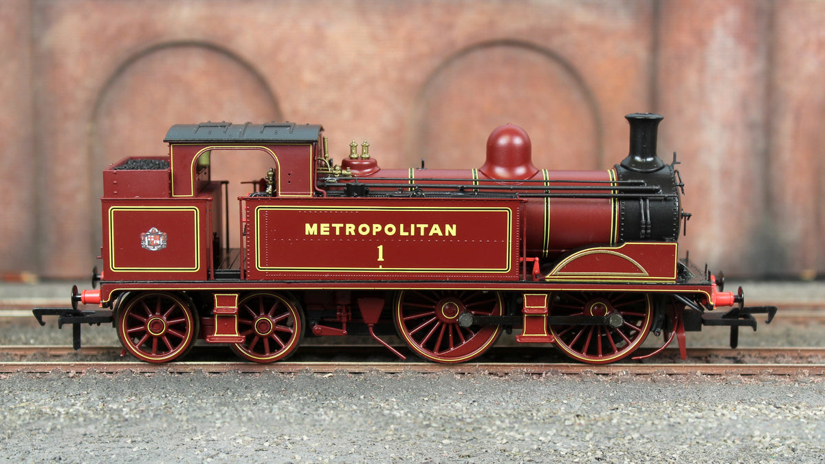 Rapido Trains UK 909504 Metropolitan Railway E Class No. 1 0-4-4T ...