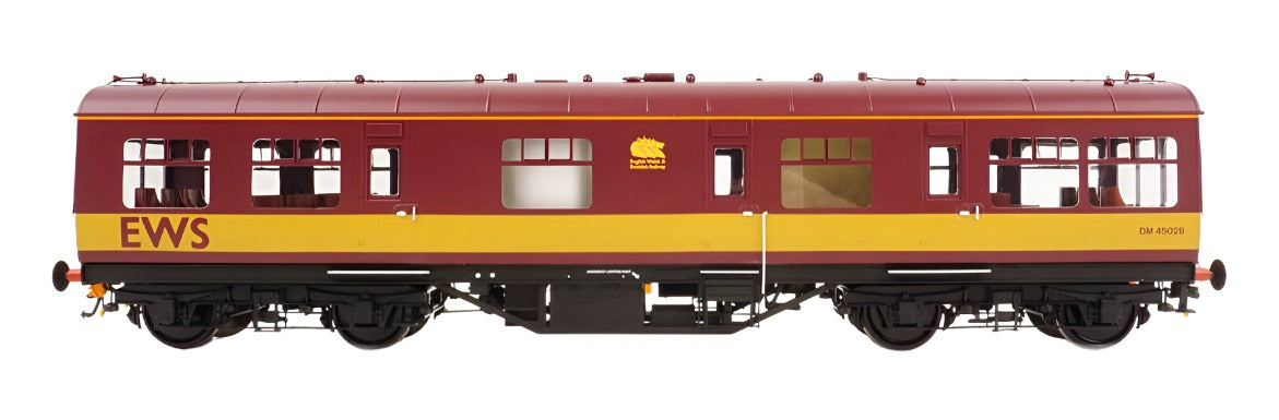 Heljan 50ft Inspection Saloon EWS Red/Gold – Rails of Sheffield
