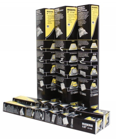 Woodland Scenics WST14406B Half Inch Riser - 16 Piece Bulk – Rails