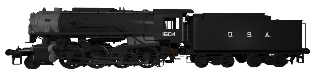 Rapido Trains UK USATC S160 2-8-0 GWR Wartime Black U.S.A on Tender No ...