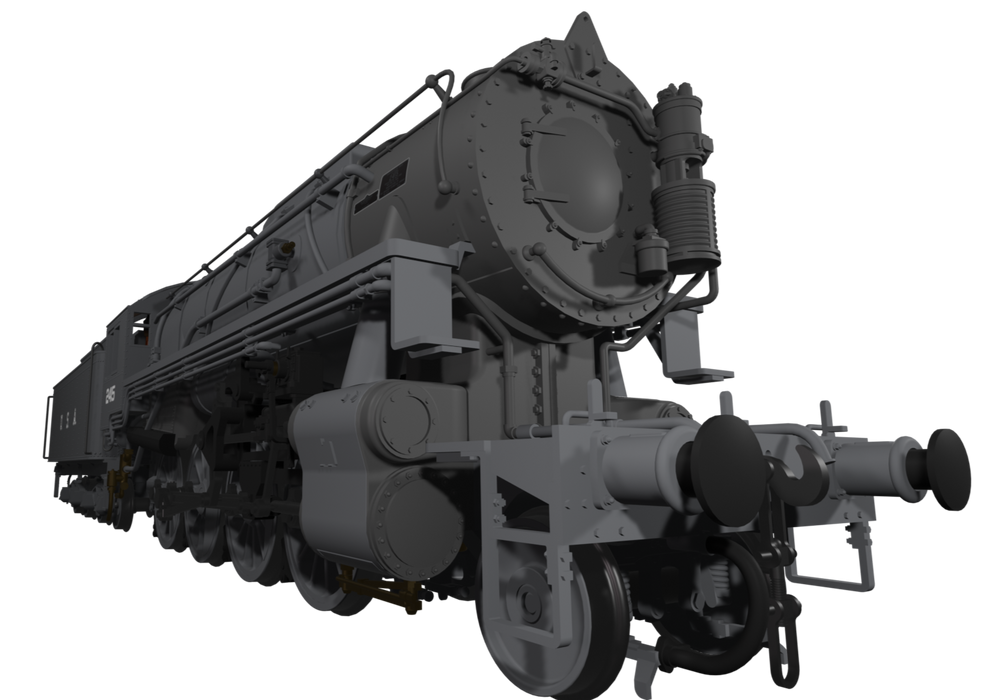 Rapido Trains UK 926002 USATC S160 2-8-0 LMS Wartime Dark – Rails