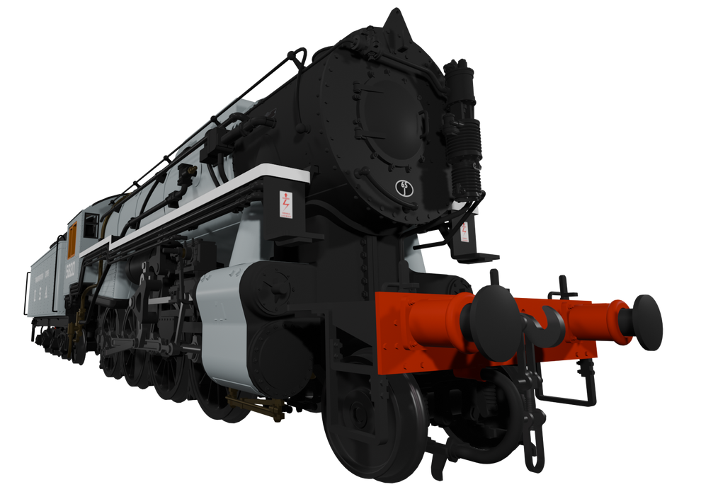 Rapido Trains UK 926506 USATC S160 2-8-0 Big Jim Light Grey – Rails