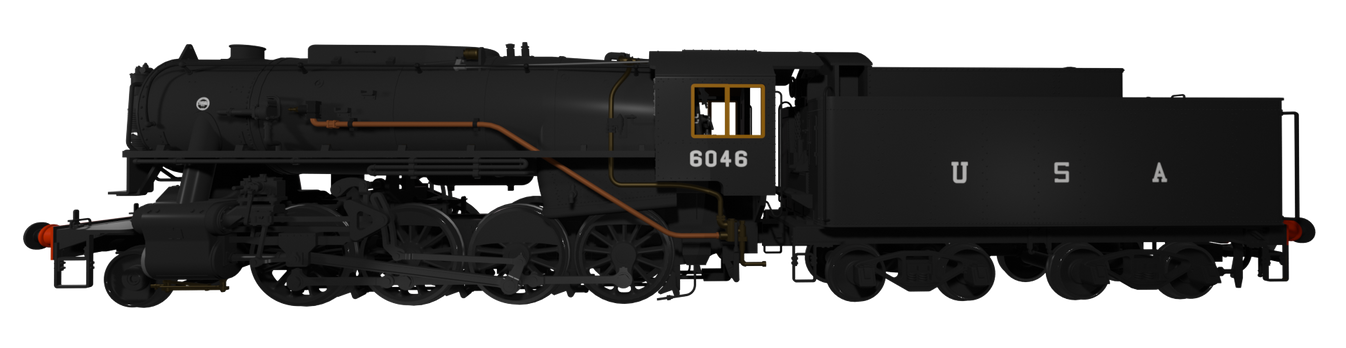 Rapido Trains UK 926007 USATC S160 2-8-0 Black U.S.A on – Rails