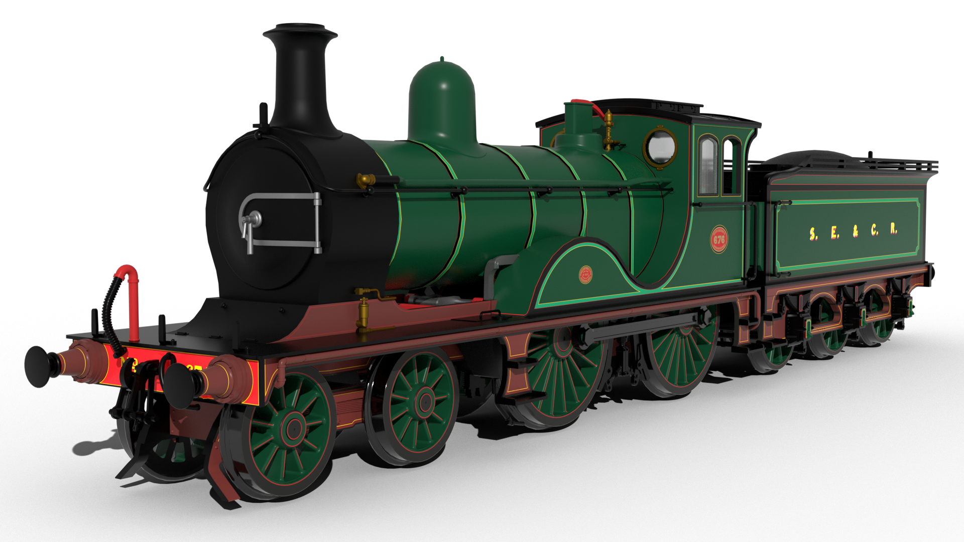 Rapido Trains UK 959013 SECR G Class 4-4-0 No.676 - SECR – Rails