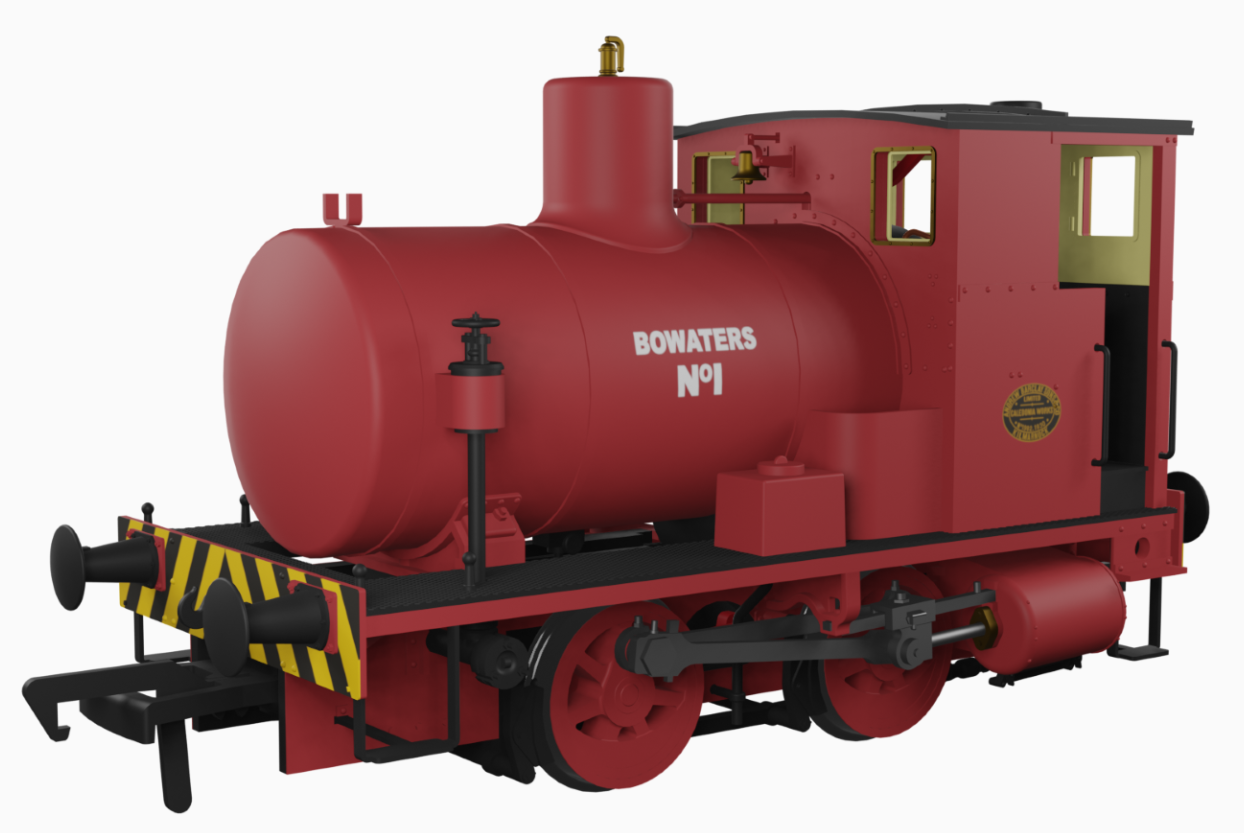 Rapido Trains UK 965505 Andrew Barclay Fireless 0-4-0 - Bowaters ...