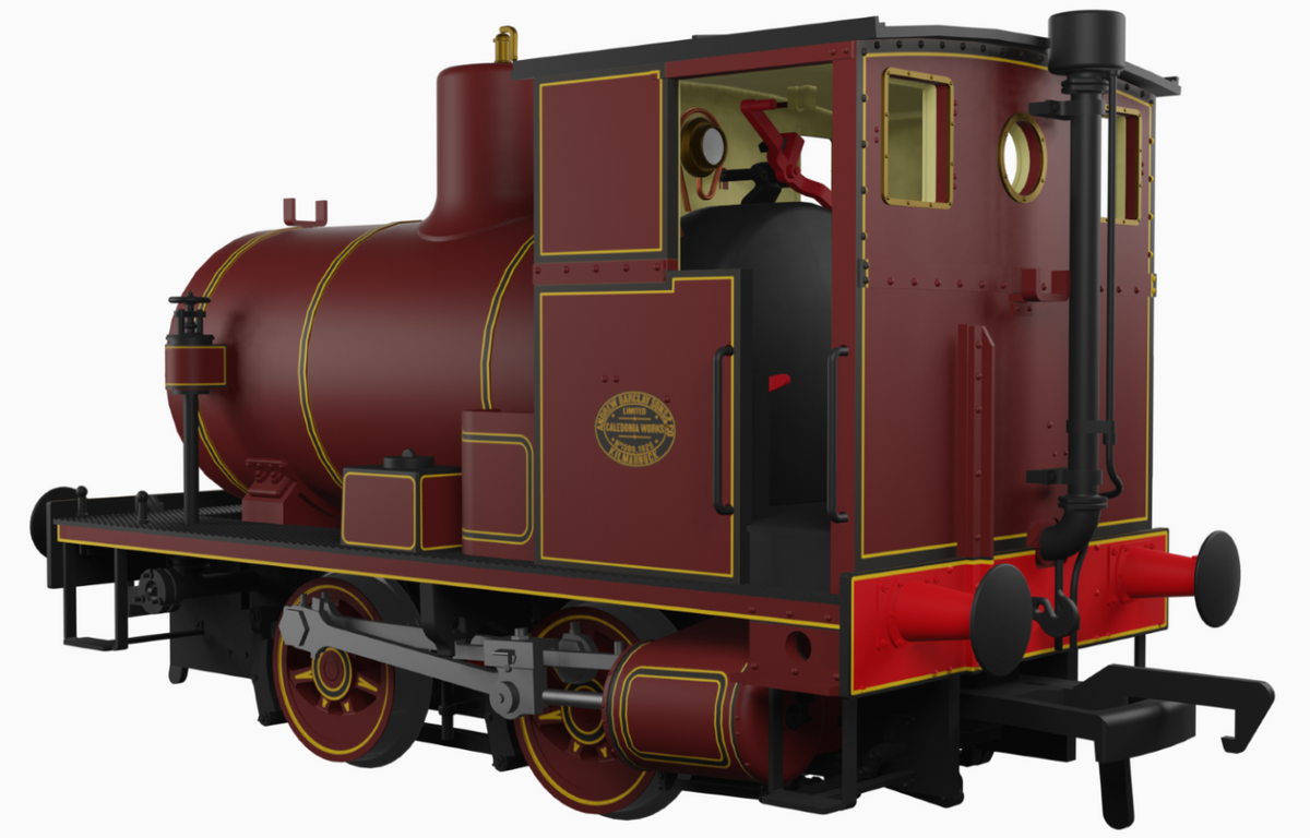 Rapido Trains UK 965510 Andrew Barclay Fireless 0-4-0 - Lined Maroon ...