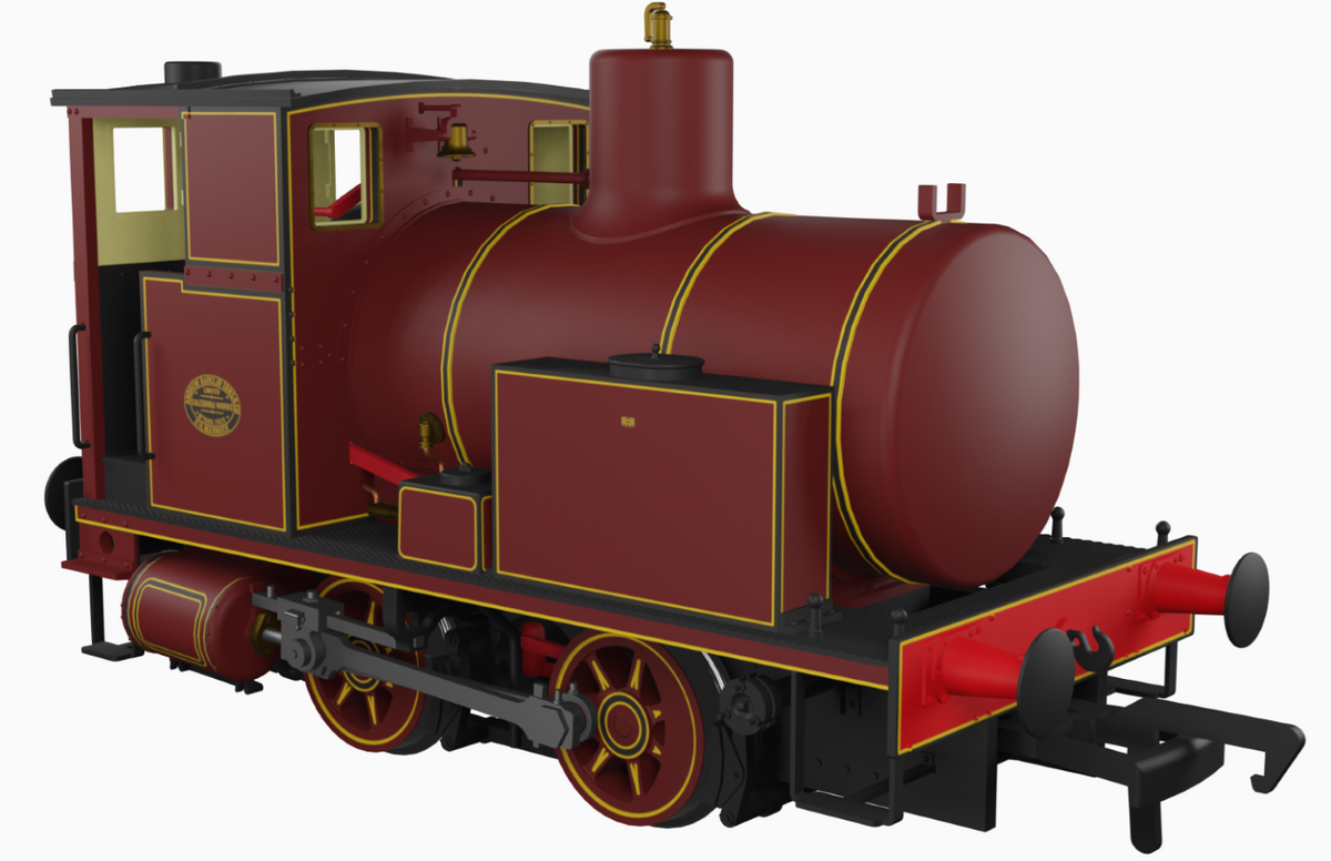 Rapido Trains UK 965510 Andrew Barclay Fireless 0-4-0 - Lined Maroon ...
