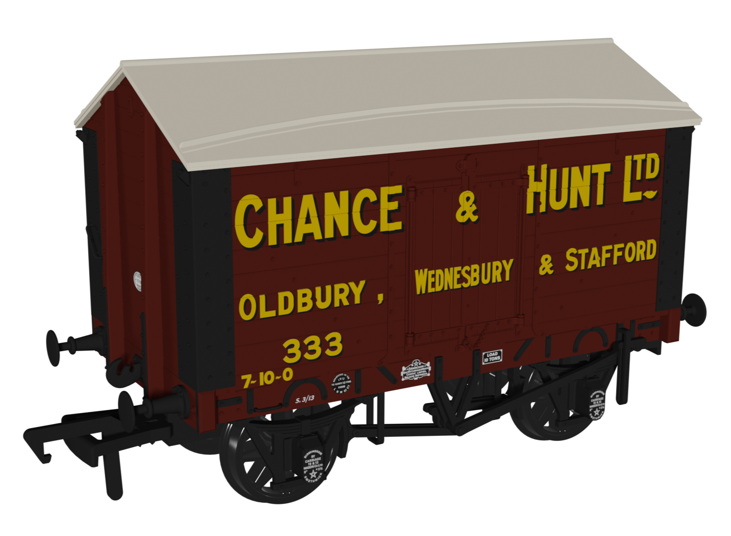 Rapido Trains UK 967603 RCH 1907 Private Owner Salt Van - – Rails
