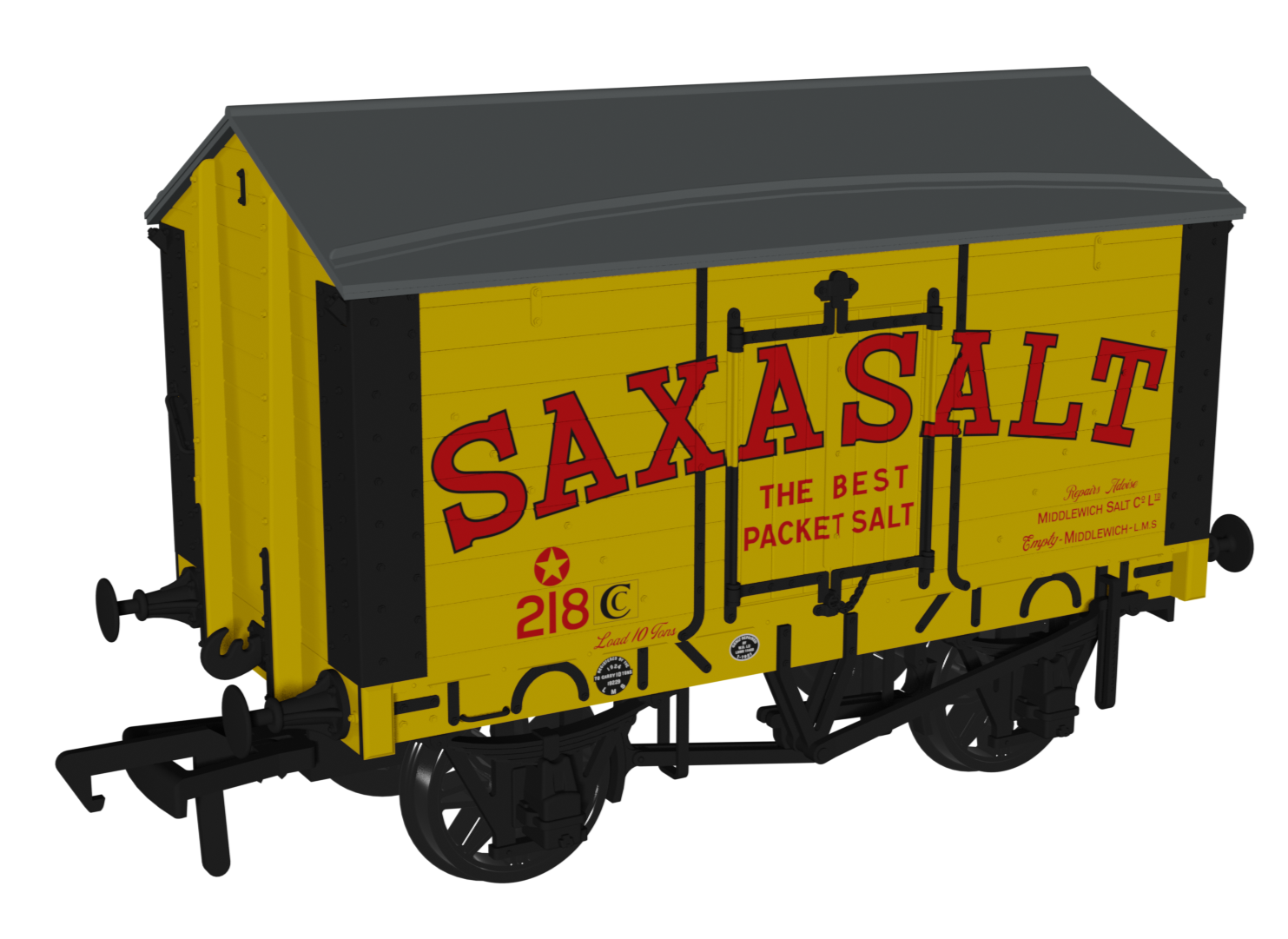 Rapido Trains UK 967610 RCH 1907 Private Owner Salt Van - – Rails