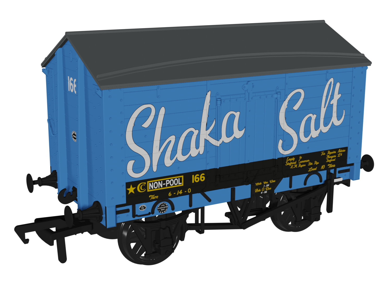 Rapido Trains UK 967611 RCH 1907 Private Owner Salt Van - – Rails