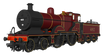 Rapido Trains UK 974505 Midland Railway 483 Class 4-4-0 LMS – Rails