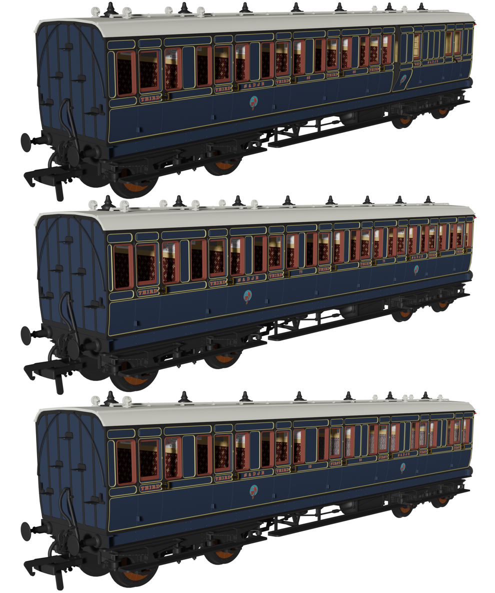 Rapido Trains UK 978025 48' SDJR ‘Evolution’ Bogie Coach – Rails