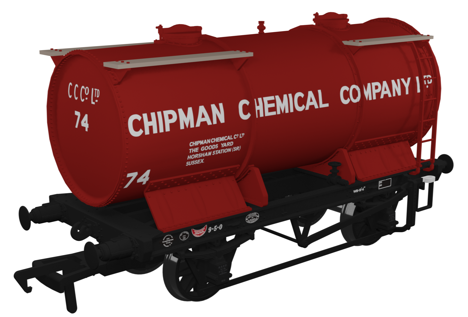 Rapido Trains UK 981005 Chemical Tank Wagon - Chipman – Rails