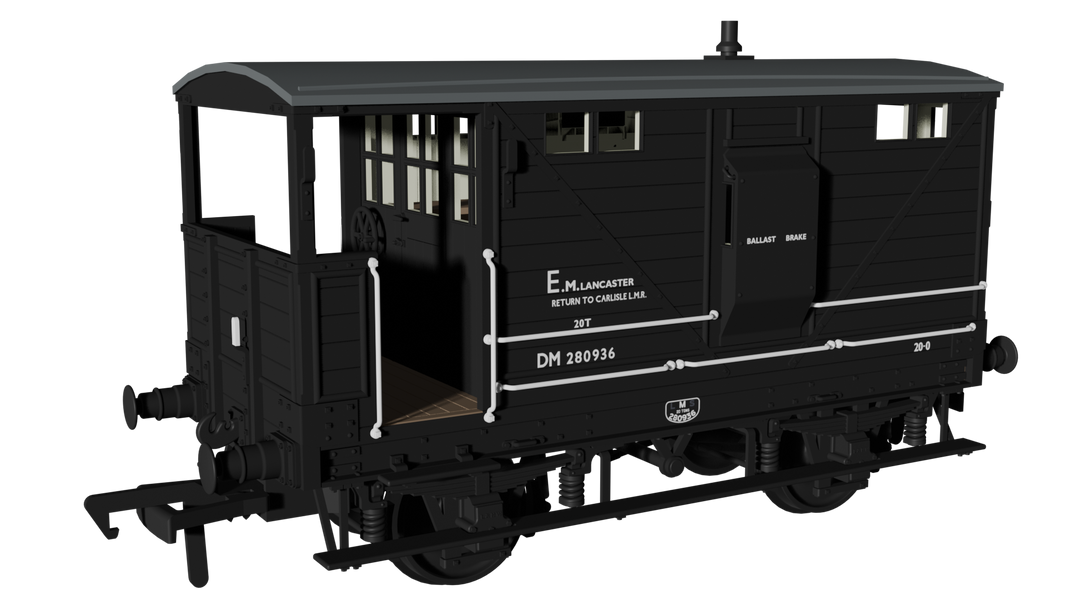 LNWR Dia.17B ‘Crystal Palace’ Brake Vans – Rails