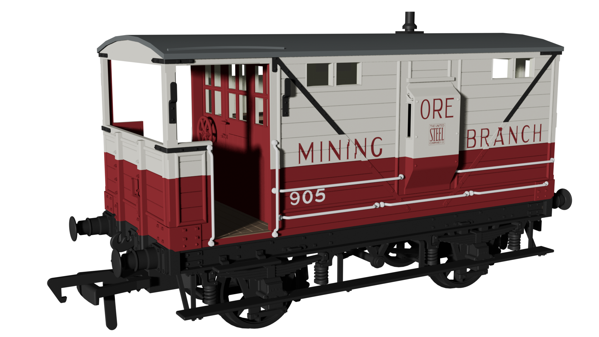 Rapido Trains UK 987010 LNWR D17b Brake - Ore Mining Branch – Rails