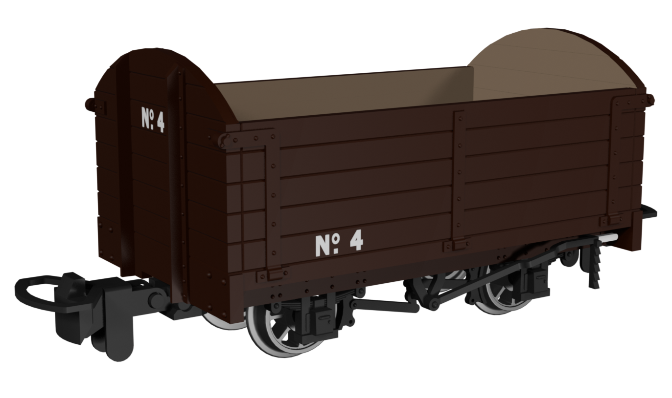 Rapido Trains UK 990001 Dropside Open - Plain Brown No.4 – Rails