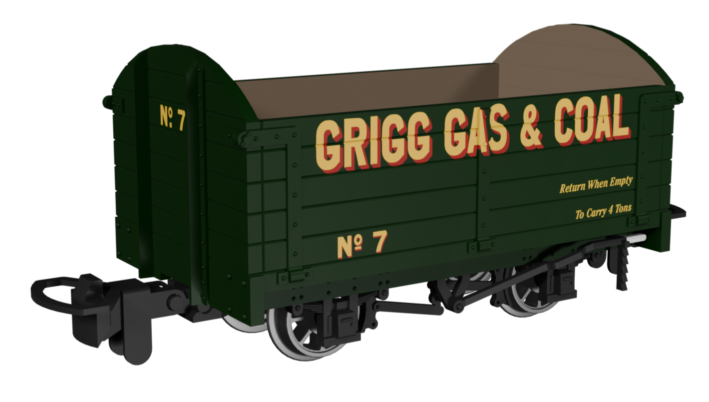 Rapido Trains UK 990006 Dropside Open - Grigg Gas & Coal – Rails