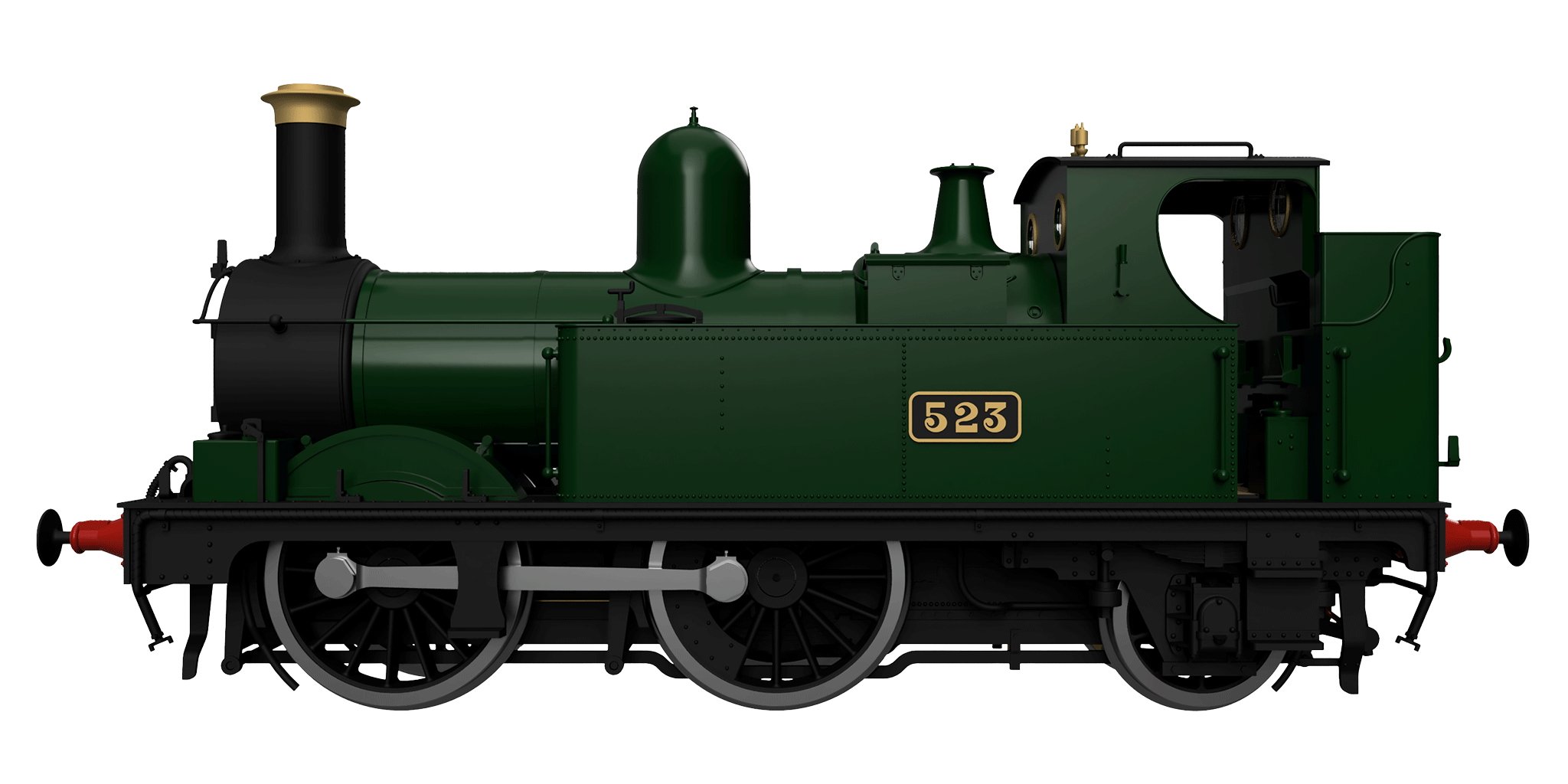 Dapol 4S-517-004 GWR 517 Class 0-4-2 523 G.W. Green 'Great Western ...