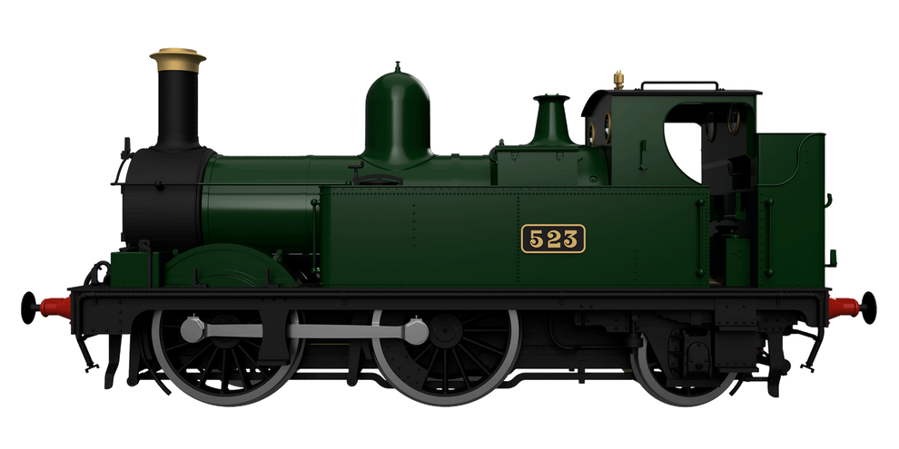 Dapol GWR 517 Class 0-4-2 524 Lined Chocolate Steam Locomotive – Rails ...