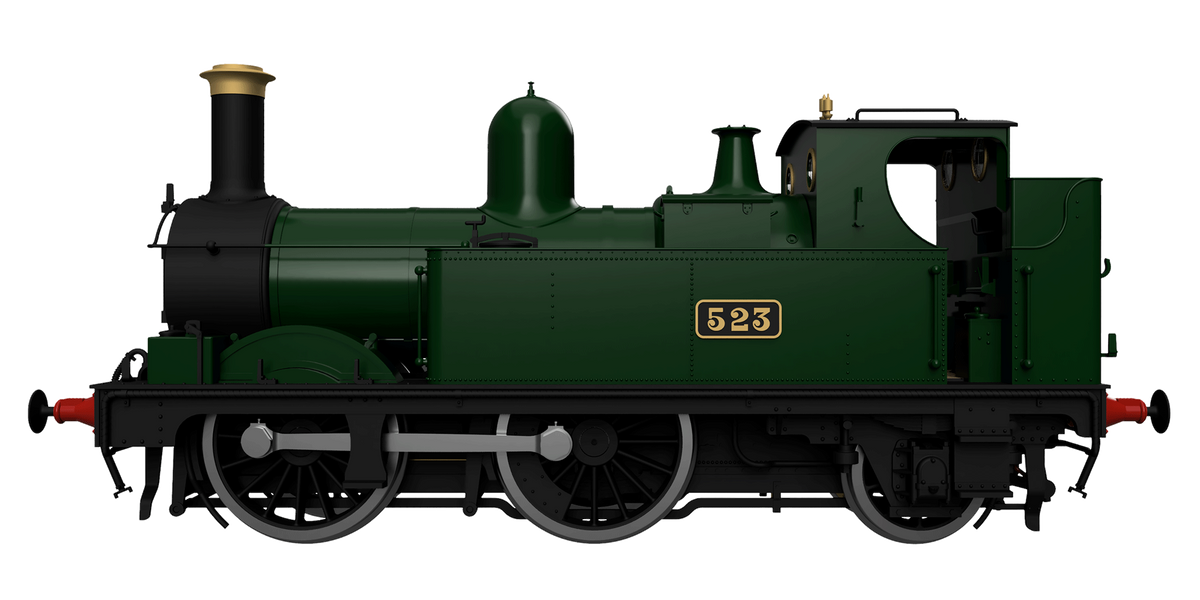 Dapol 4S-517-004D GWR 517 Class 0-4-2 523 G.W. Green 'Great Western ...