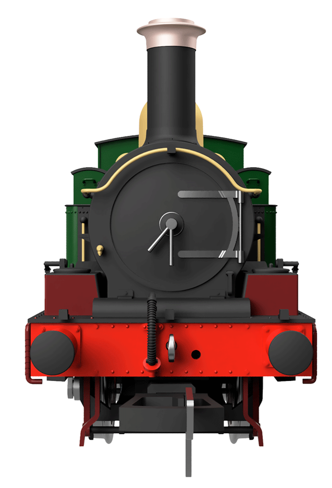 Dapol 4S-517-003 GWR 517 Class 0-4-2 1158 G.W. Green Steam Locomotive ...