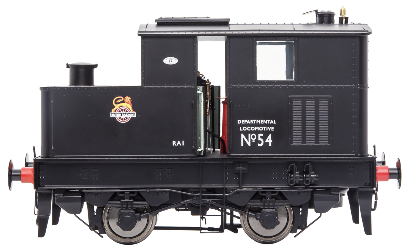 Dapol Sentinel BR Early Crest Departmental No 54 Steam Locomotive - DCC ...