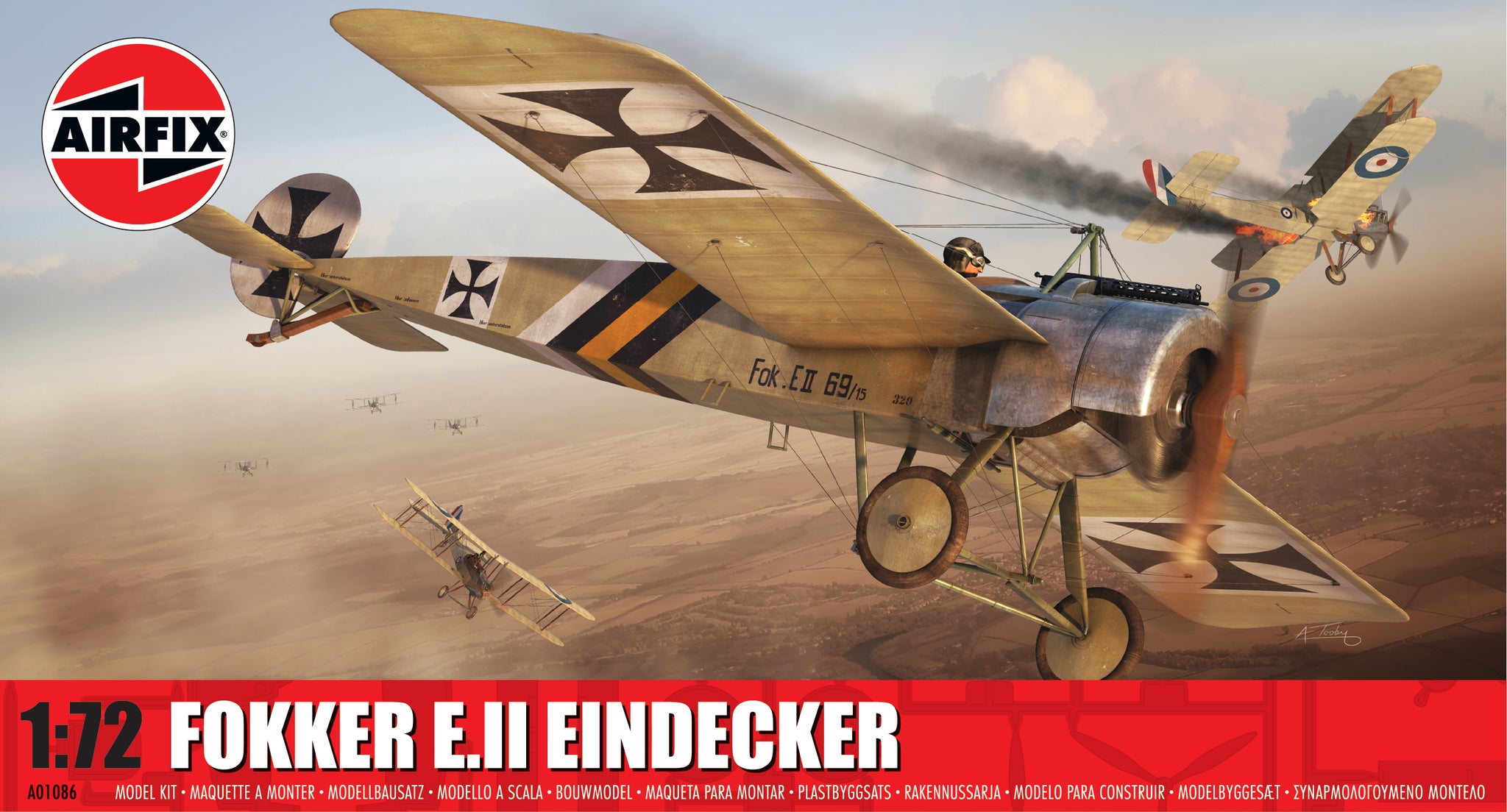 Airfix Fokker E.II Eindecker Model Kit – Rails of Sheffield
