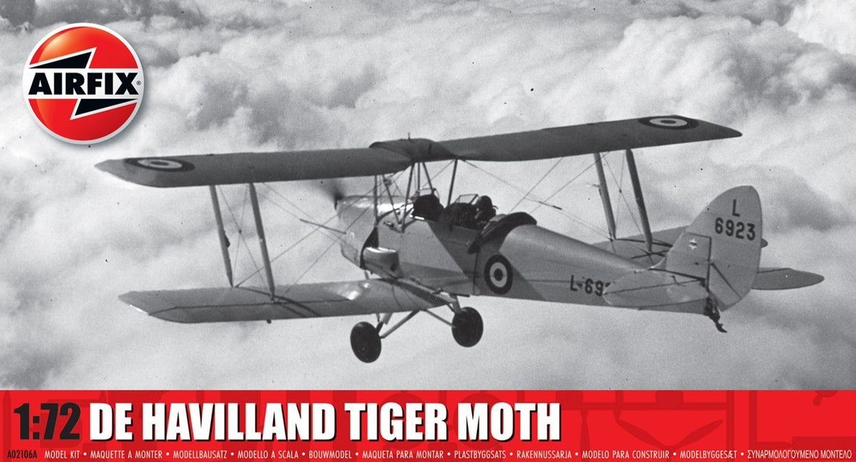 de Havilland Tiger Moth Model Kit – Rails of Sheffield