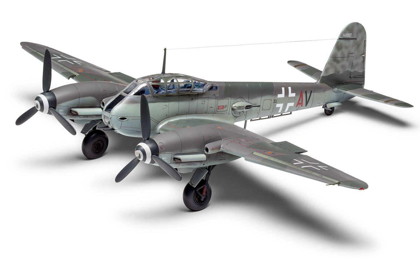 Airfix A04066 Messerschmitt Me410A-1/U2 & U4 Model Kit – Rails