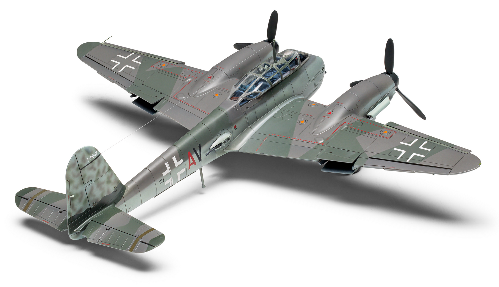 Airfix A04066 Messerschmitt Me410A-1/U2 & U4 Model Kit – Rails