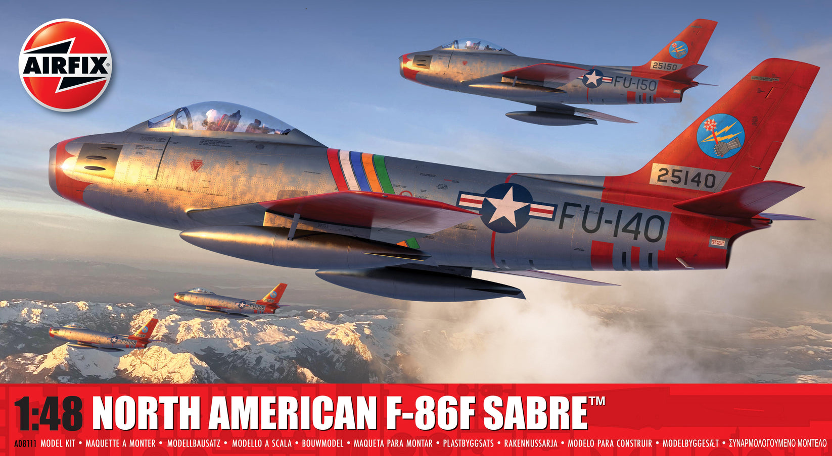 Airfix North American F-86F Sabre – Rails of Sheffield