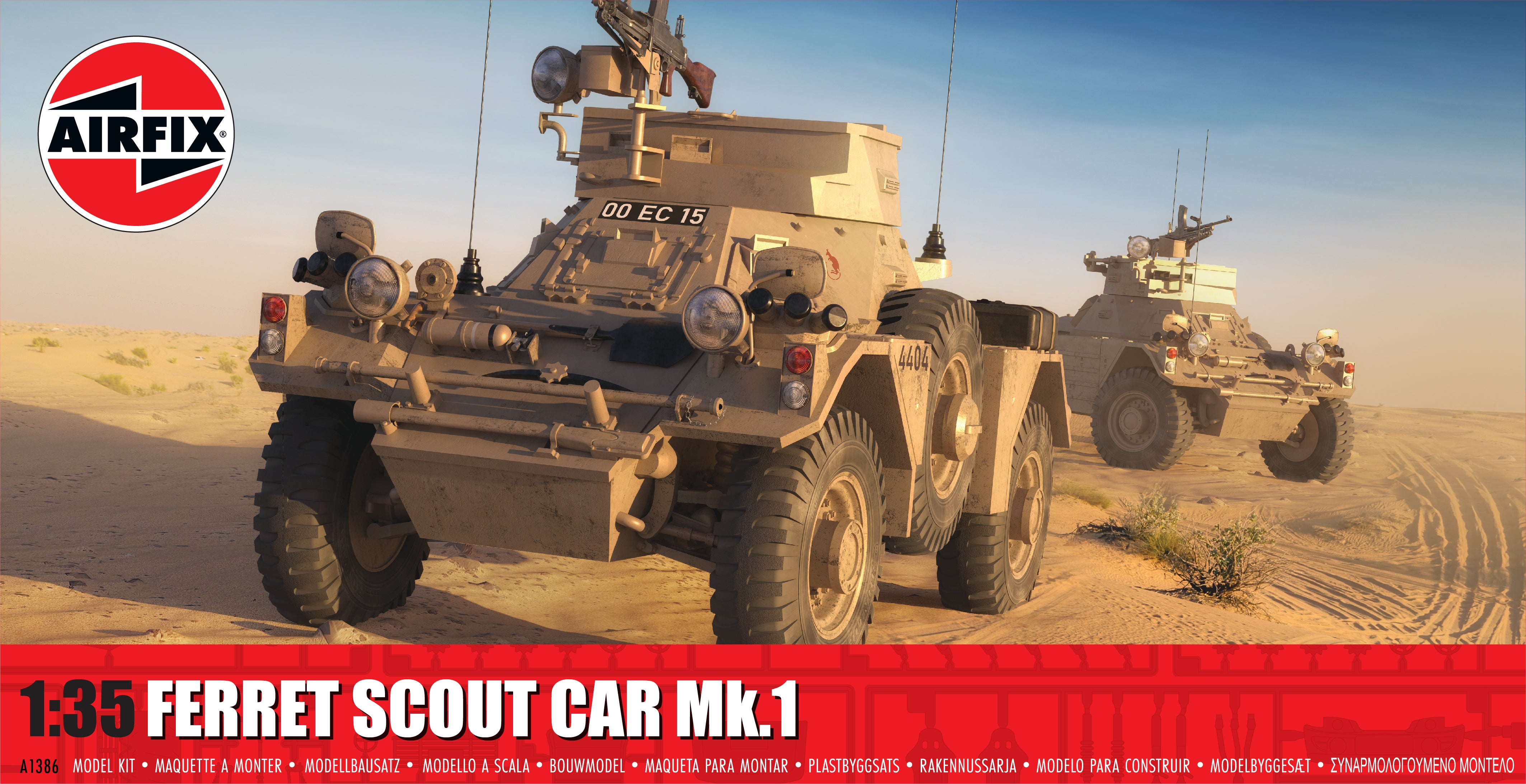 Airfix Ferret Scout Car Mk.1 Model Kit – Rails of Sheffield