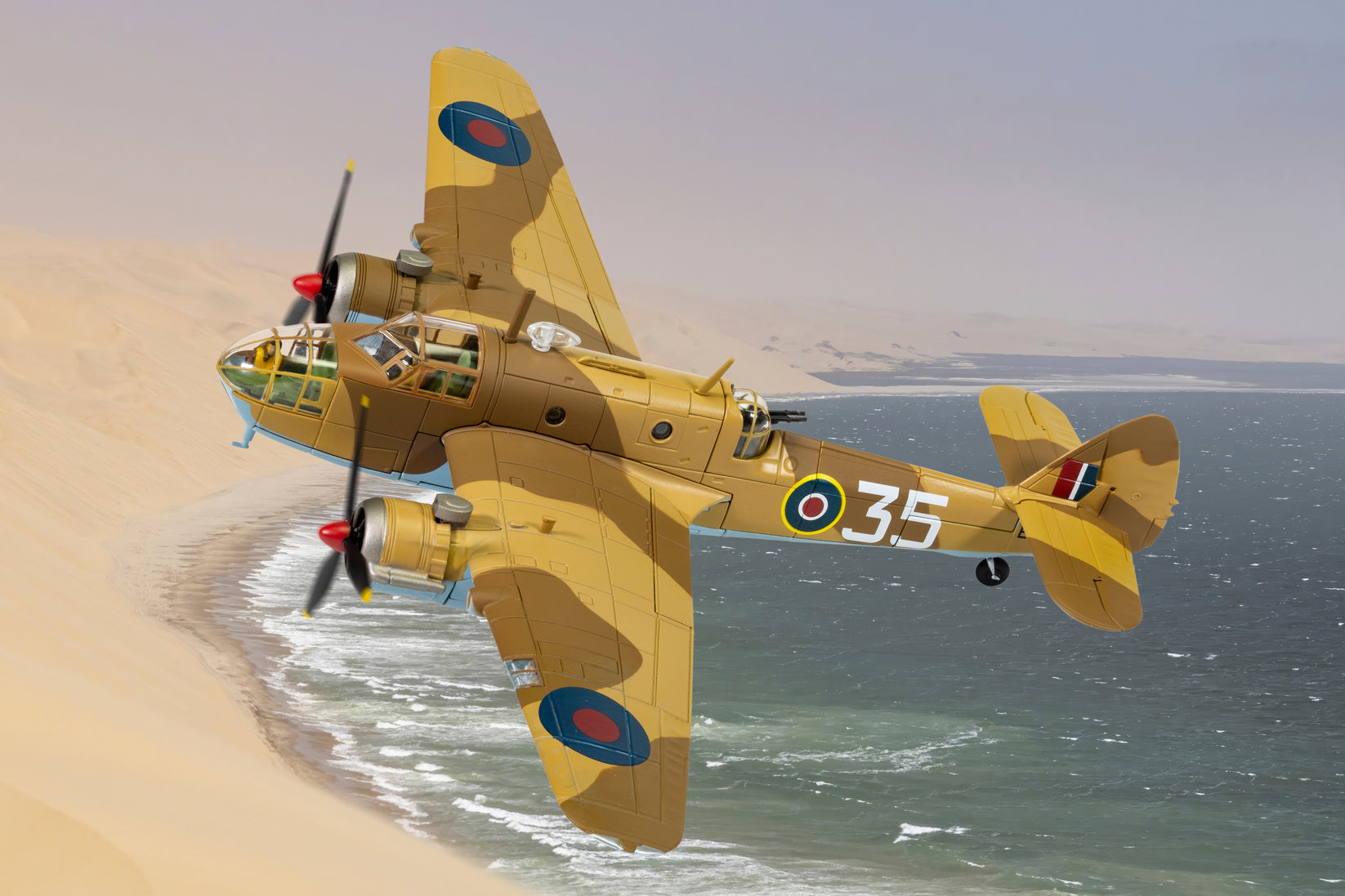 Corgi AA28903 Bristol Beaufort MkIa, EK979 '35', – Rails
