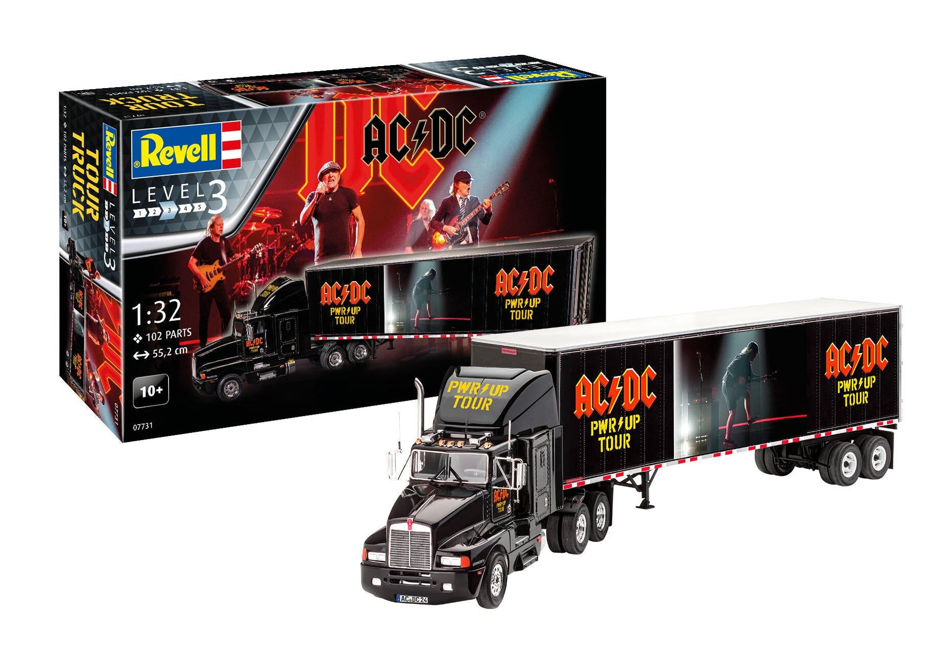 Revell 07731 AC/DC Tour Truck "Power Up" Model Kit – Rails