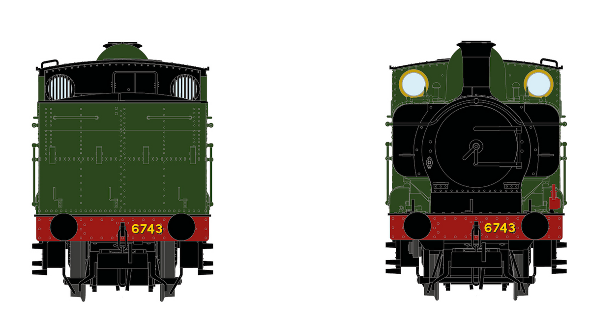 Accurascale ACC2871 6700 Class 67xx Pannier Tank - GWR Great Western ...