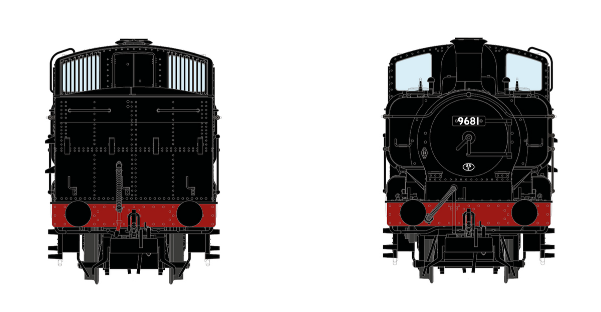 Accurascale ACC2887-DCC 8750 Class Pannier Tank - BR Black Late Crest 0 ...