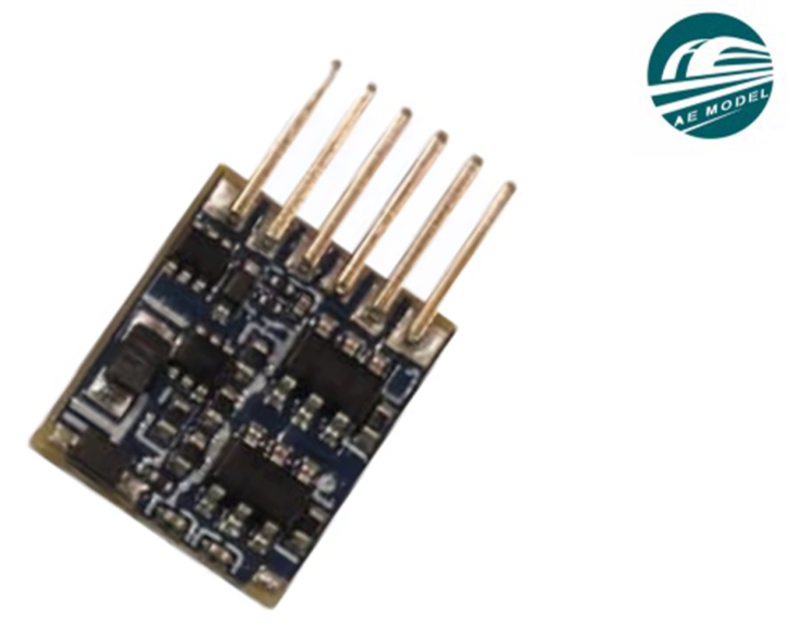 DCC Concepts AED-6PDN.2 AE Model Nano 6-Pin 2 Function – Rails