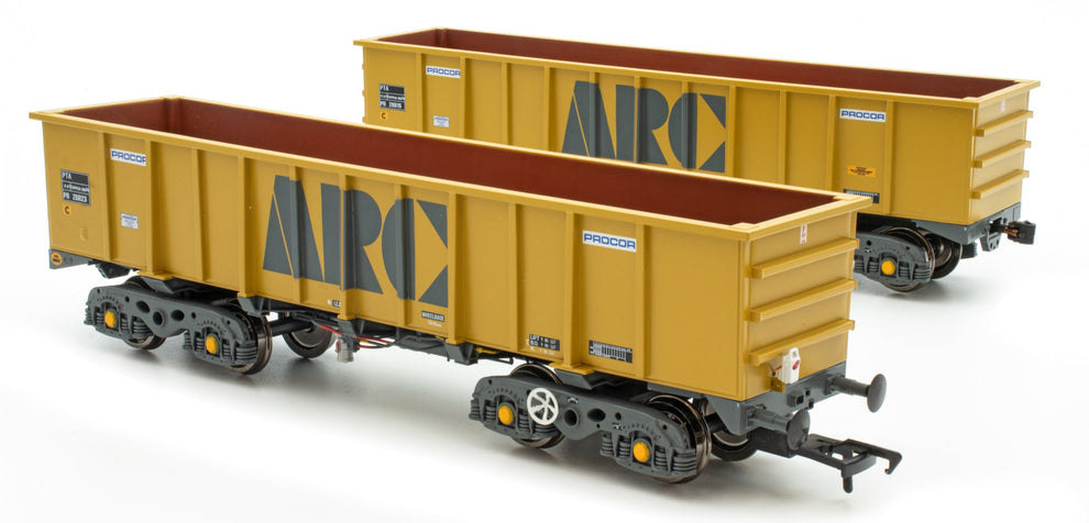 Accurascale ACC2965 Set of 5 PTA - ARC Early (Procor) Wagons – Rails