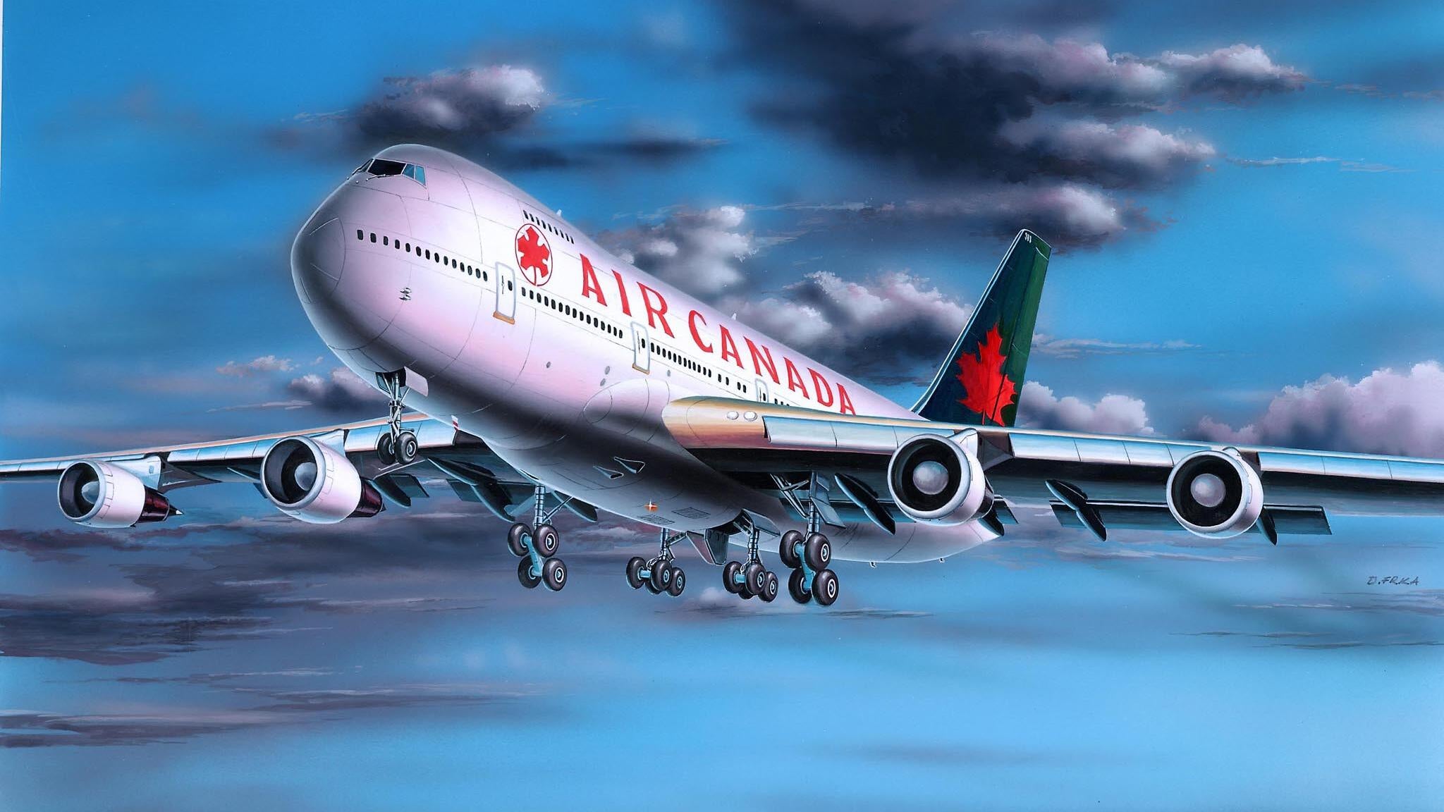 Revell 04210 Boeing 747-200 "Air Canada" Model Kit – Rails