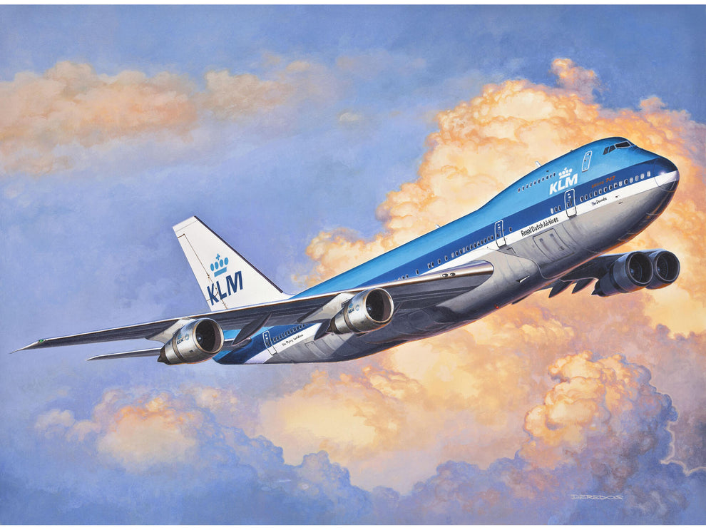 Revell 03999 Boeing 747-200 "KLM" Model Kit – Rails