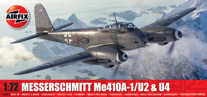 Airfix A04066 Messerschmitt Me410A-1/U2 & U4 Model Kit – Rails