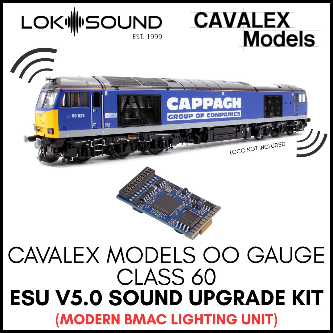 Cavalex Models 60-MOD-SOUND Cavalex Models OO Class 60 ESU – Rails
