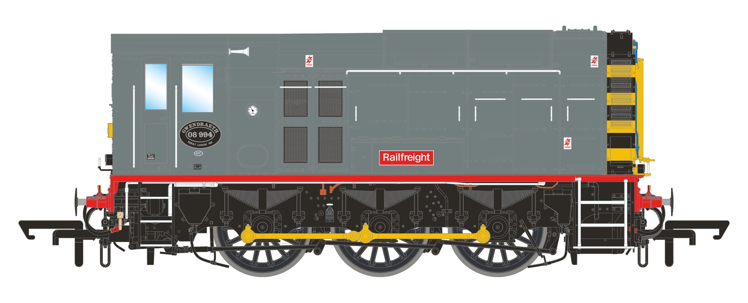 Accurascale ACC3198 Class 08/9 BR Railfreight Grey 08994 – Rails