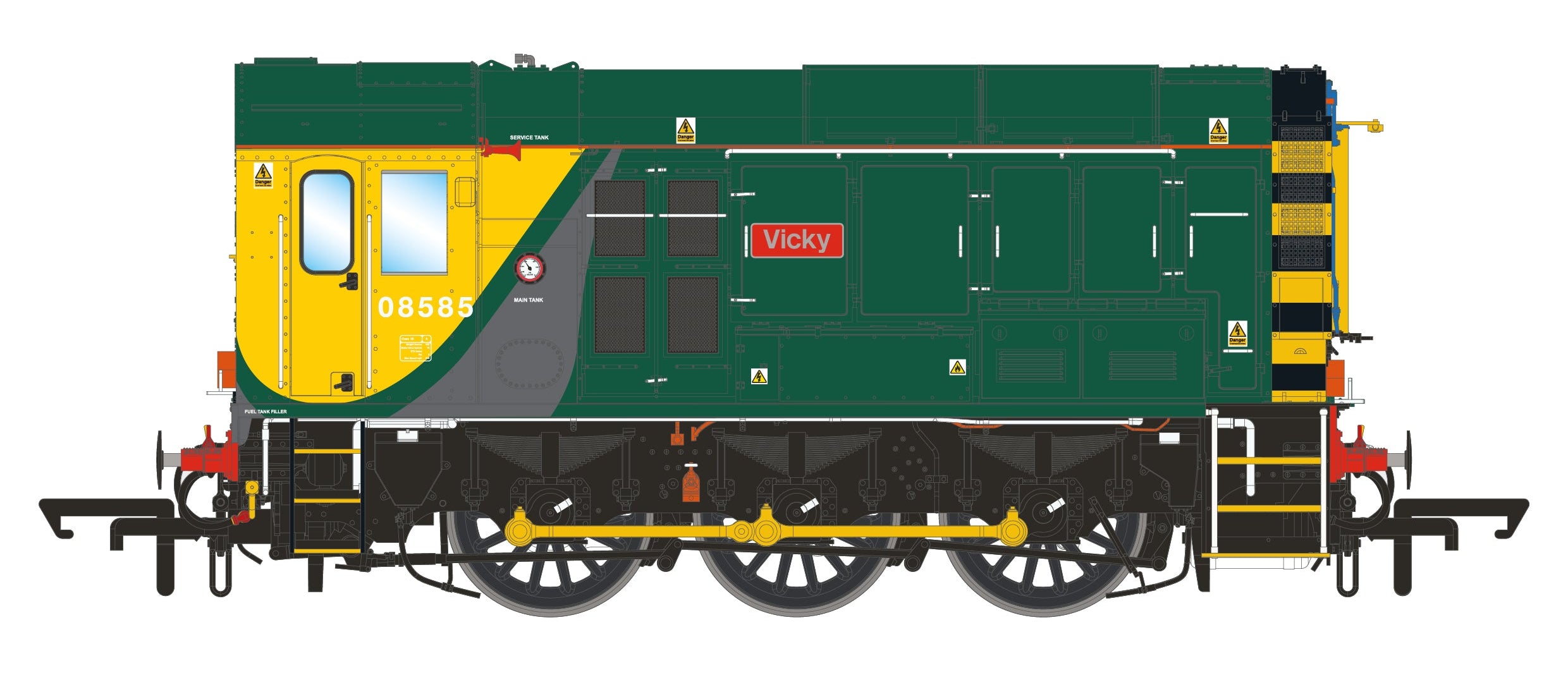 Accurascale ACC3194 Class 08 Freightliner Green 08585 – Rails