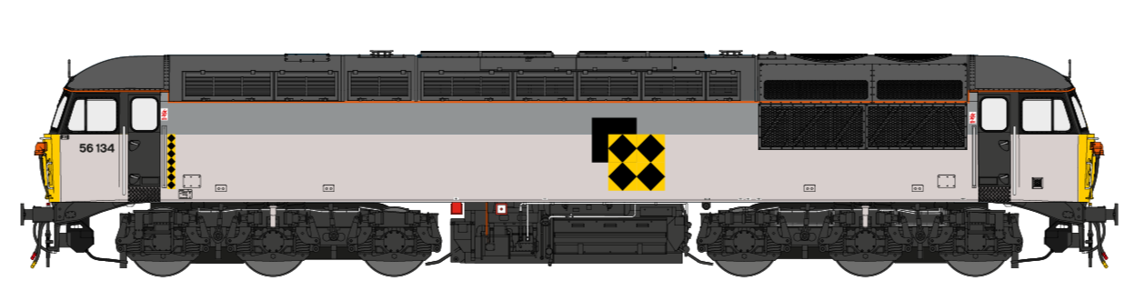 Cavalex Models CM - 56134 - TGC SF Class 56 Triple Grey Coal – Rails