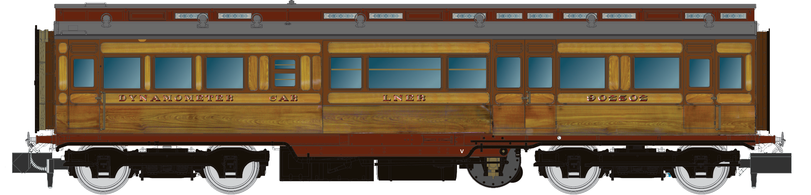 Rapido Trains UK 955006 LNER Dynamometer Car in National – Rails