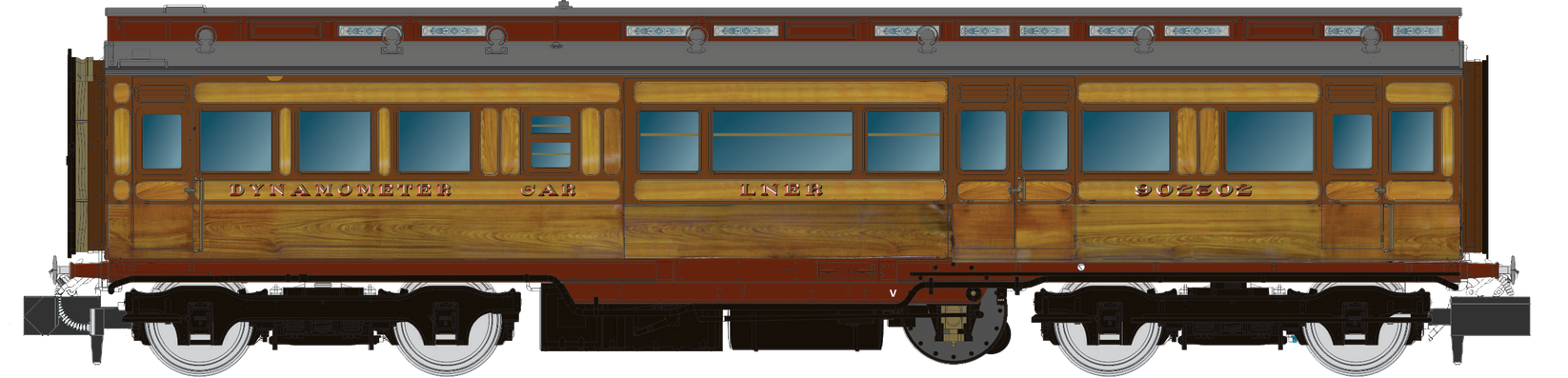 Rapido Trains UK 955006 LNER Dynamometer Car in National – Rails
