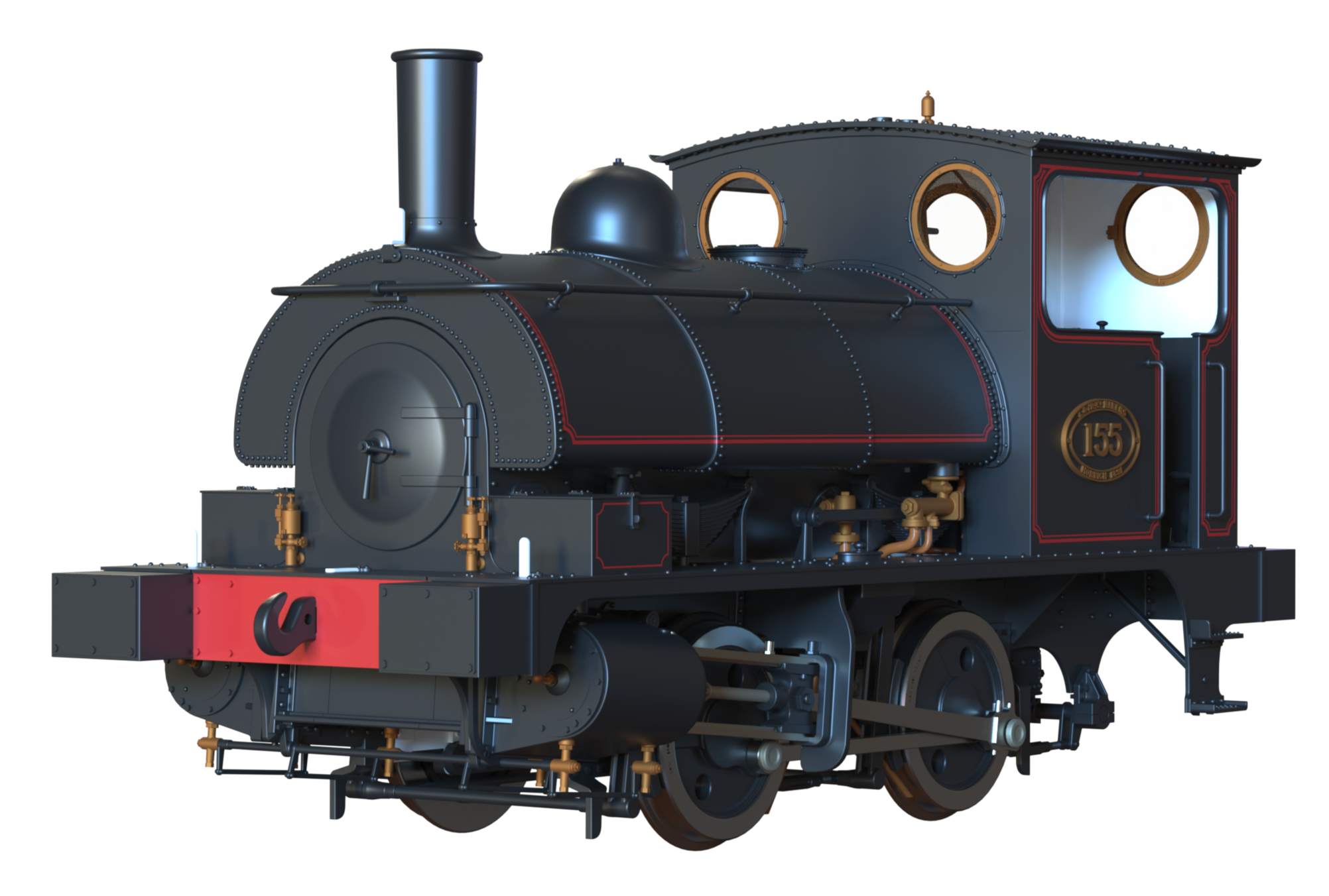 Ellis Clark Trains E1040 LYR 'Pug' 0-4-0ST 155 LYR – Rails